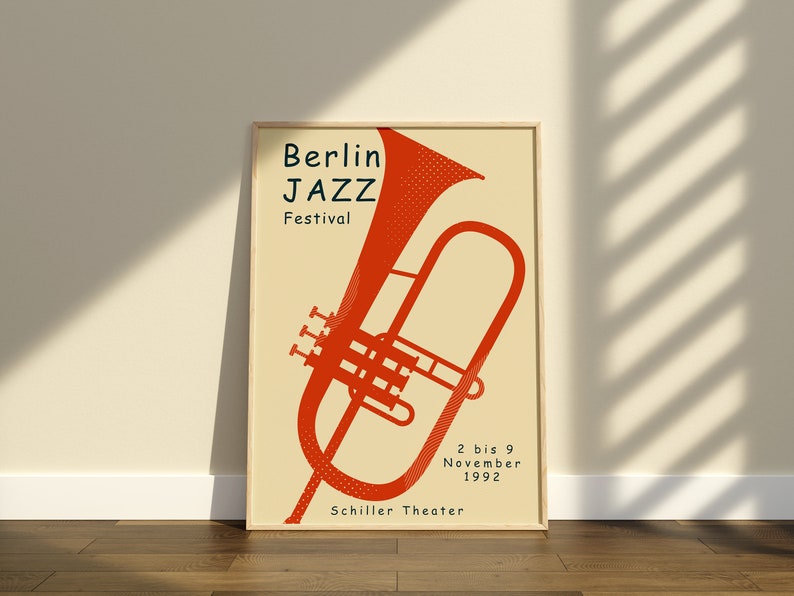 Jazz Posters Gallery Wall, Jazz Prints Bundle, Vintage Printable Set ...