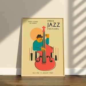 Jazz Posters Bundle, Gallery Wall Set, Retro Music Print, Vintage ...