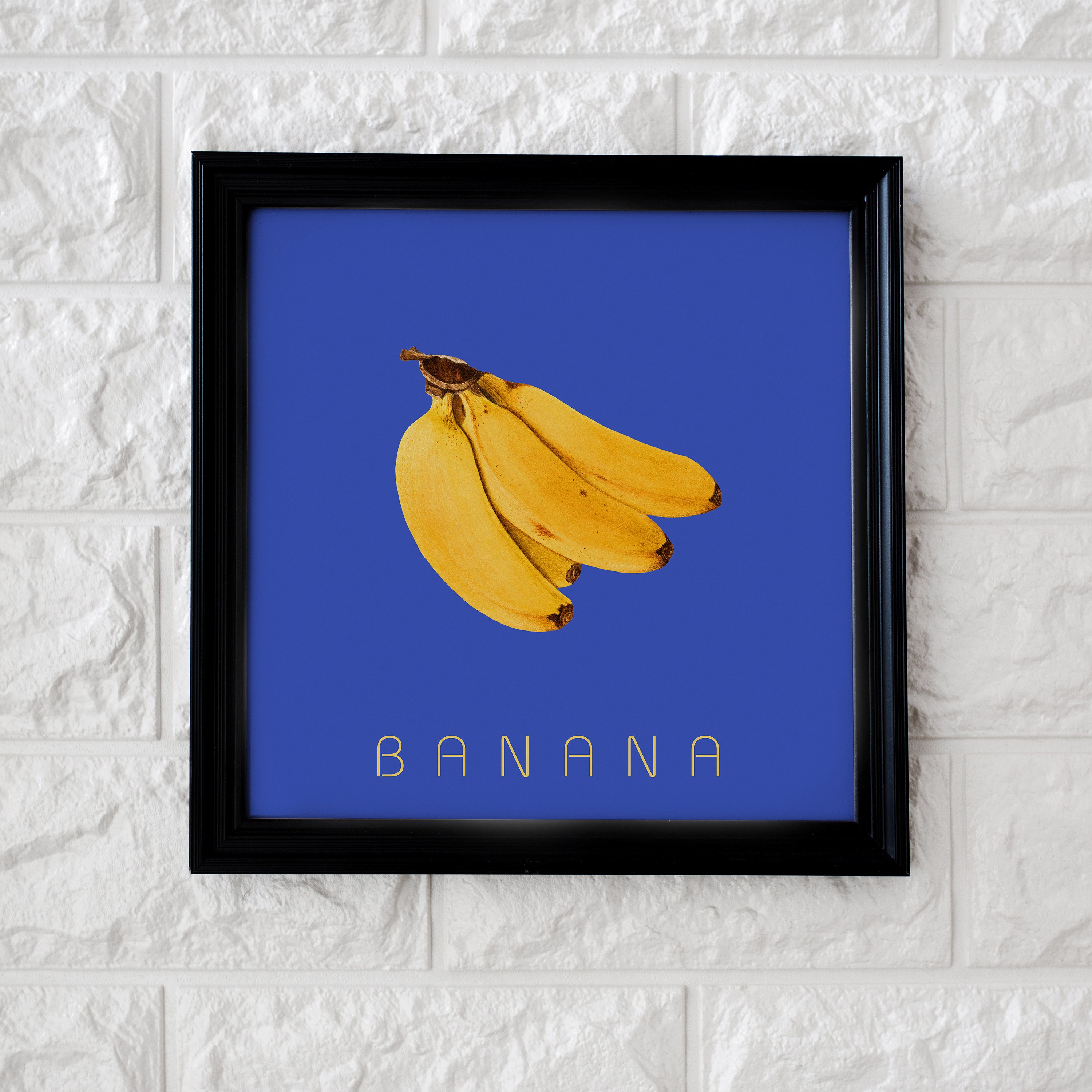 Vintage Fruit Poster Set of 6, Fruits Square Wall Art, Retro Botanical ...