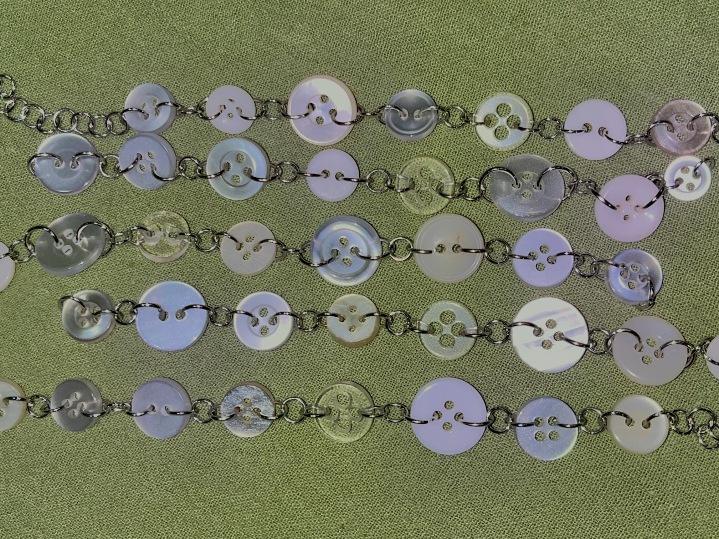 Handmade Button Bracelet - Etsy