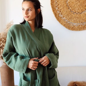 Linen Robe - Etsy