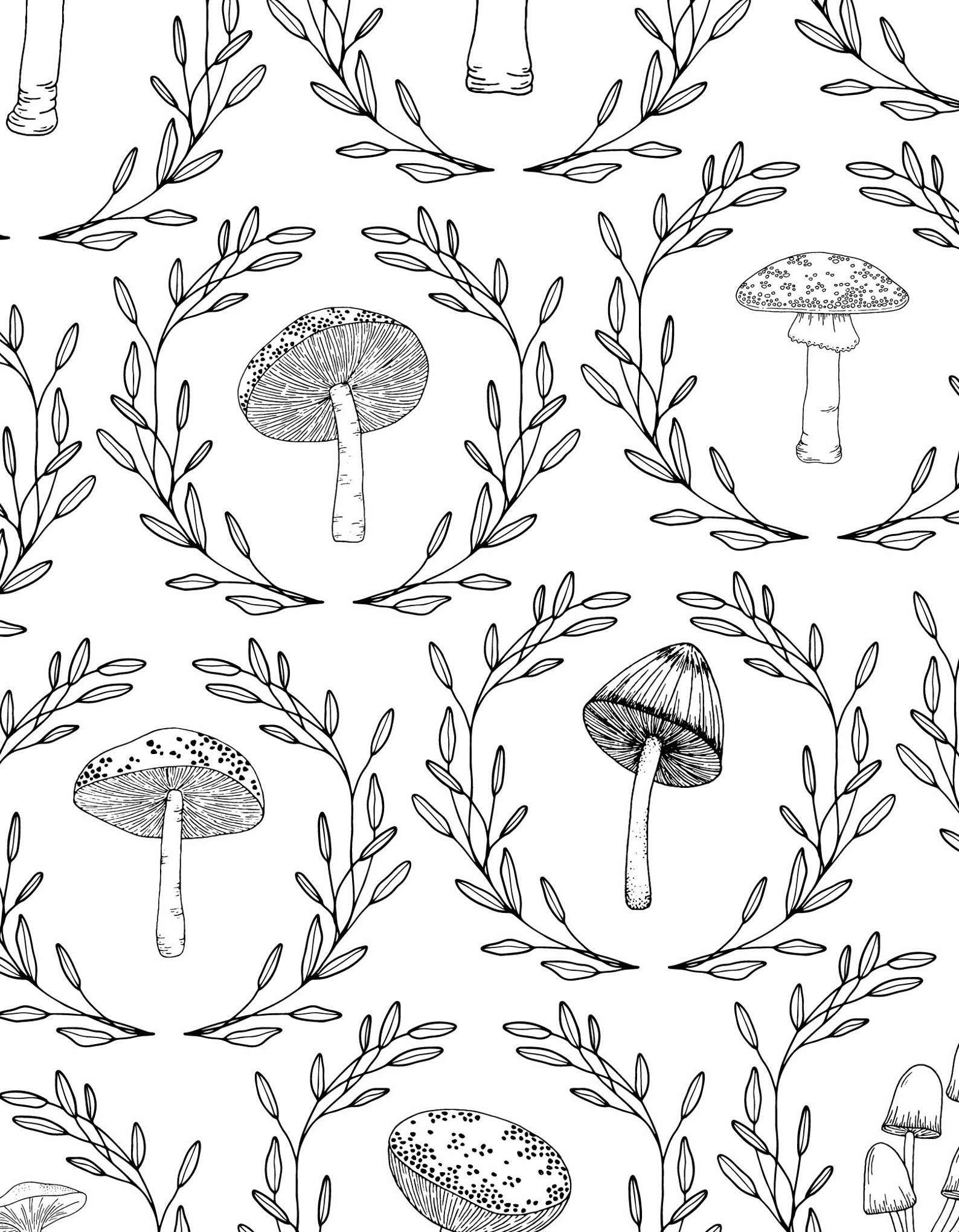 Cottagecore Coloring Book: 20 Magical Coloring Pages - Etsy