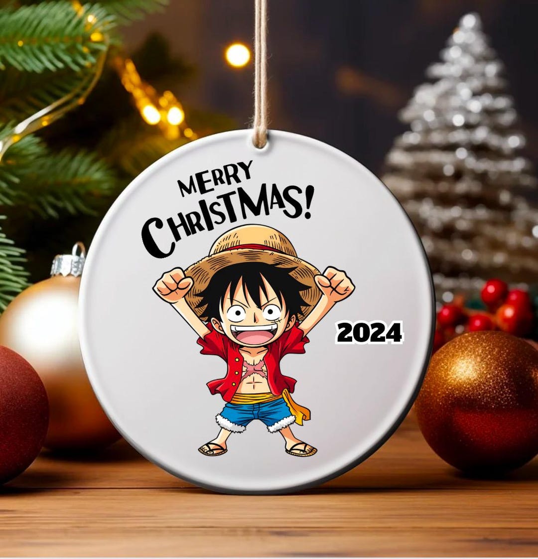 One Piece luffy Christmas Ornament - Etsy