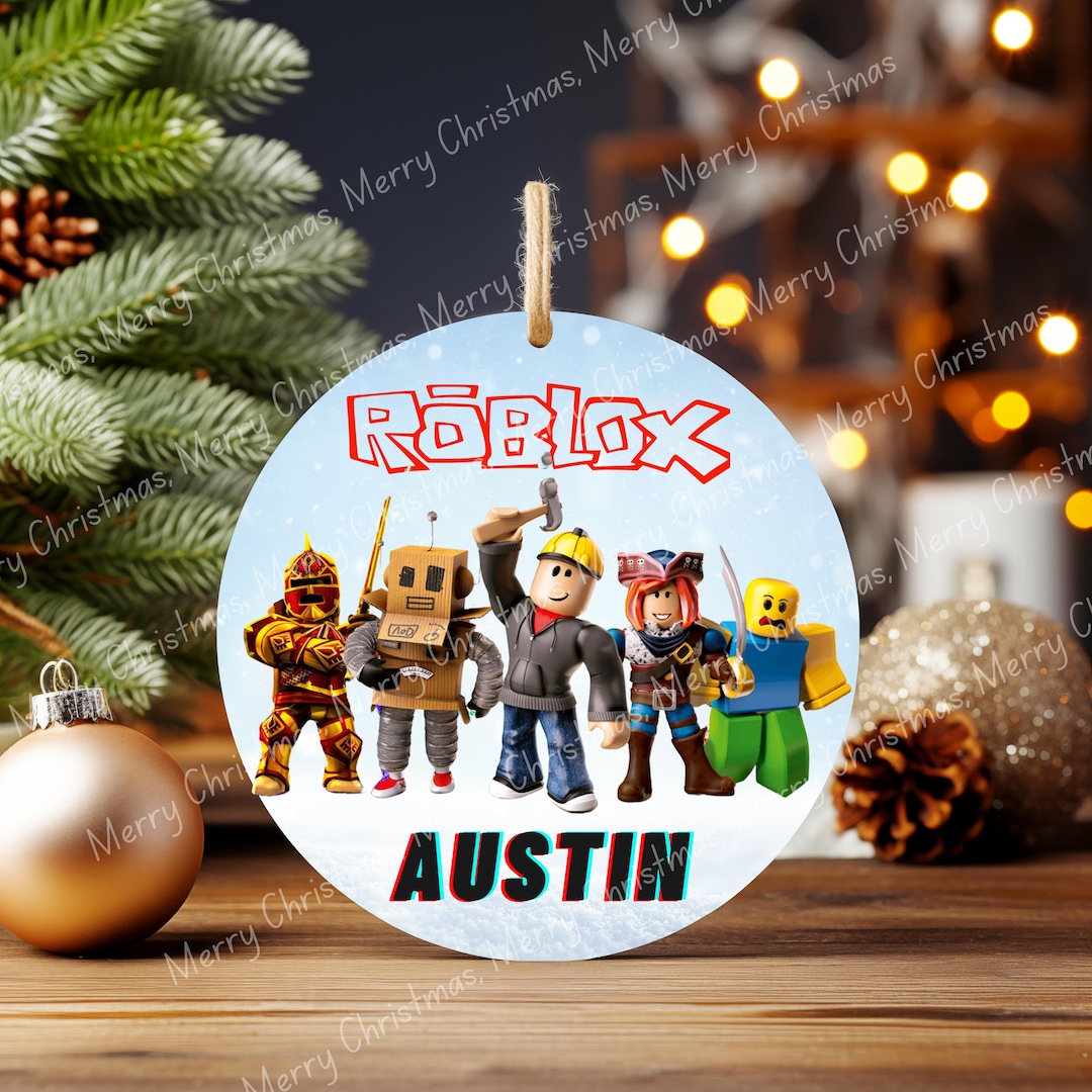 Roblox Christmas Ornament - Etsy