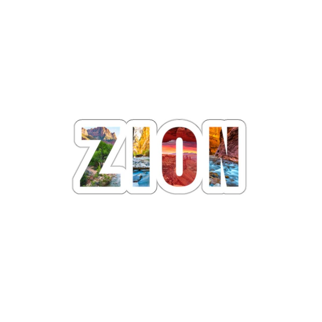 Zion National Park Sticker for Adventure Lovers, Nature Stickers ...