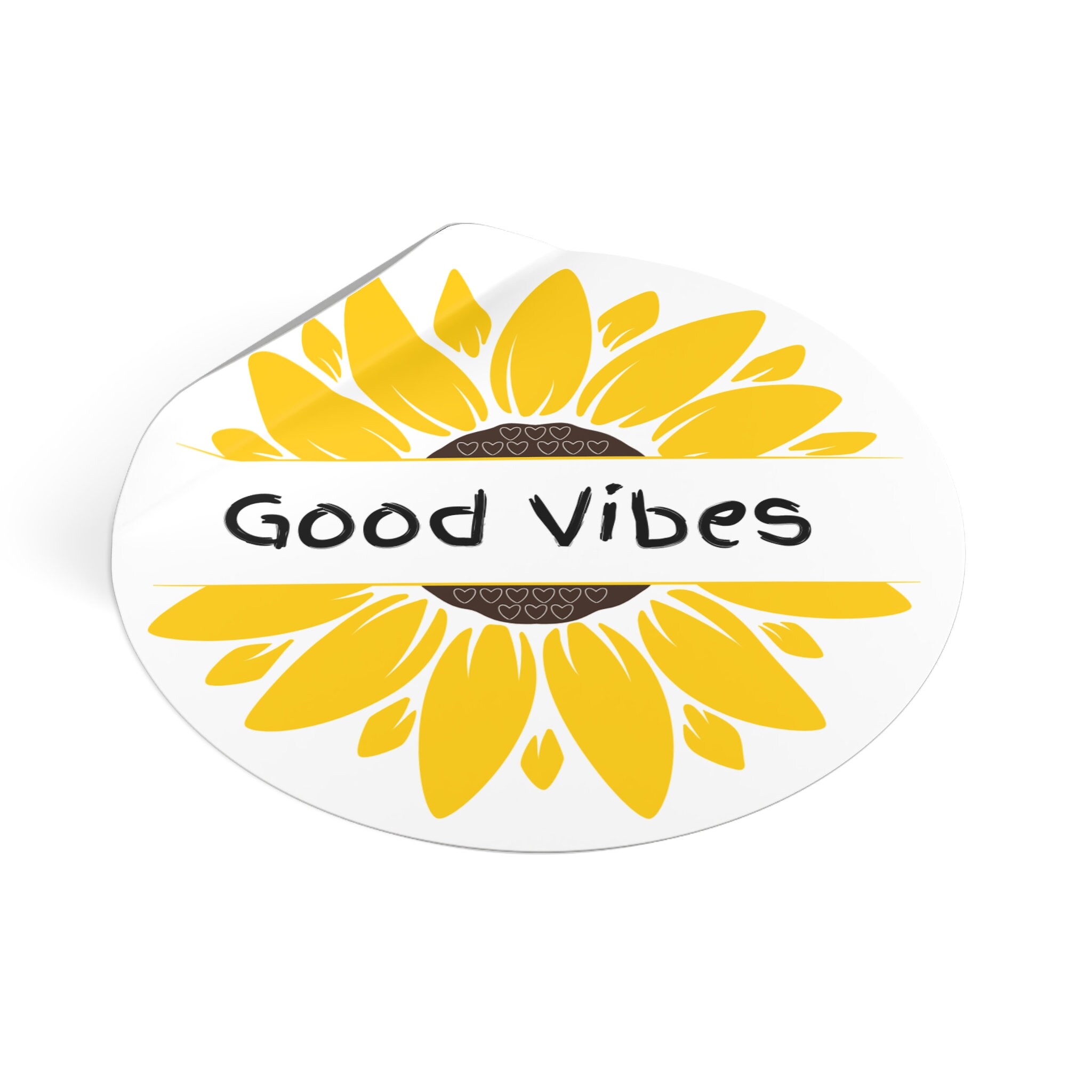 Good Vibes Vinyl Sticker - Etsy