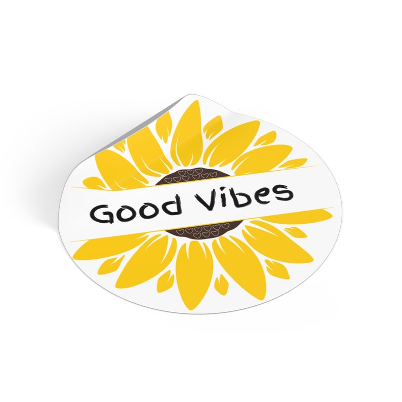 Good Vibes Vinyl Sticker - Etsy
