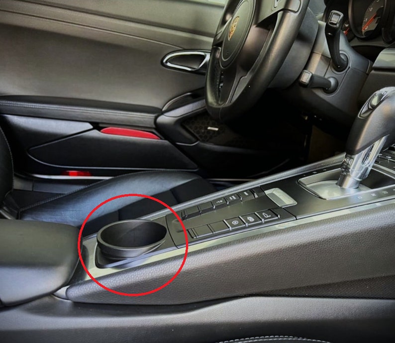 Porsche Cayman & 911 2012 to 2022 Cup Holder Kaizen Kup Low Pro LOW 981 ...