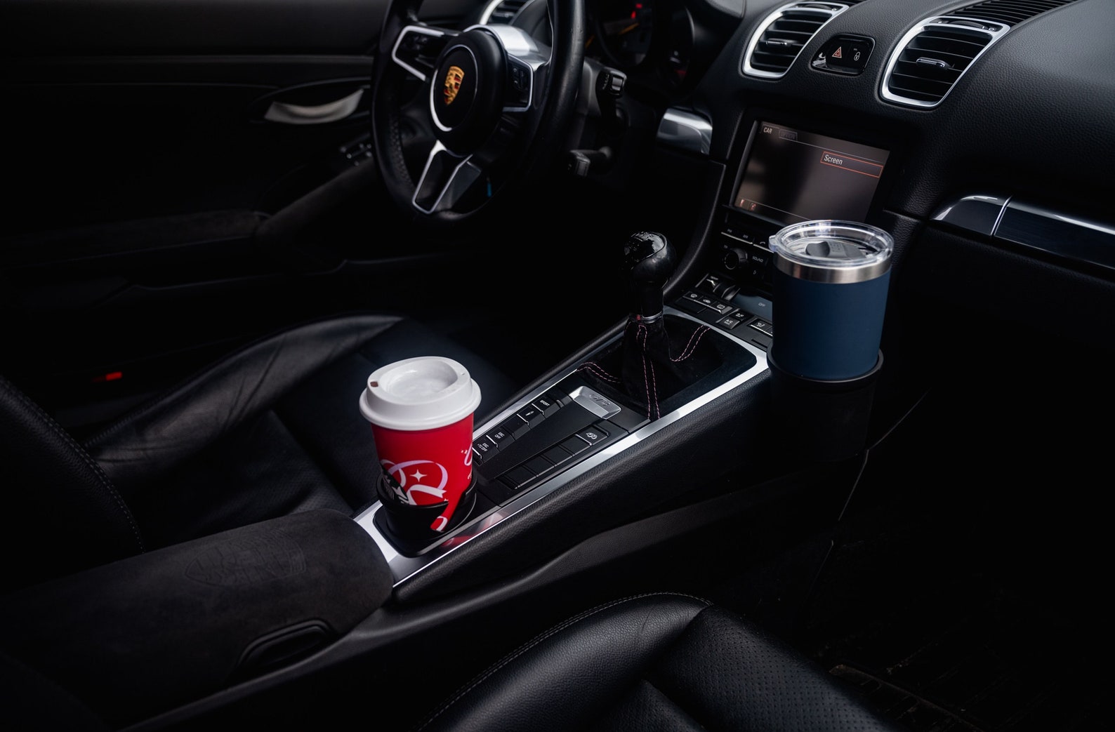 Kaizen Kup Holder SIDE Mount for Porsche 911 & Cayman 2011+ 981 991 718 ...