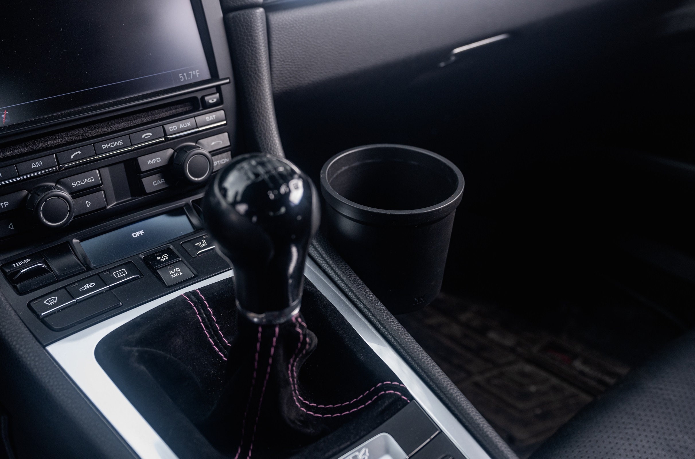 Kaizen Kup Holder SIDE Mount for Porsche 911 & Cayman 2011+ 981 991 718 ...