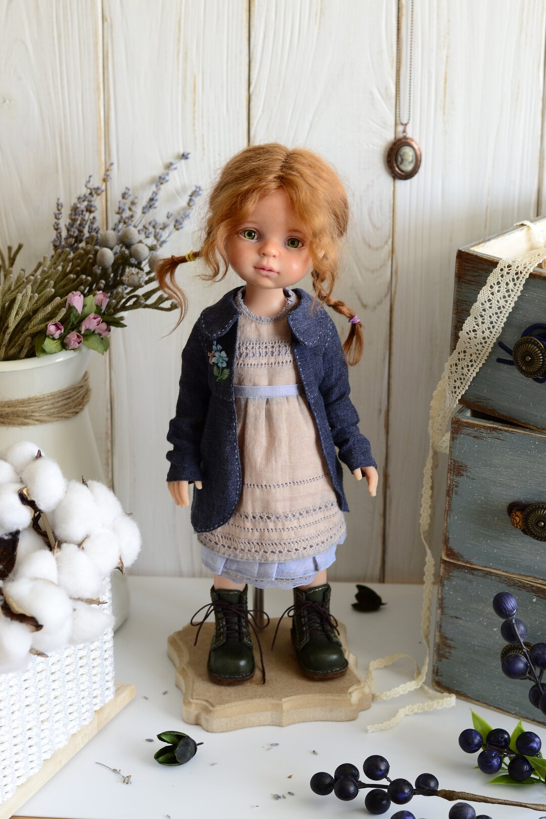 OOAK Custom Paola Reina Doll: Repainted Art Doll With Glass Eyes - Etsy
