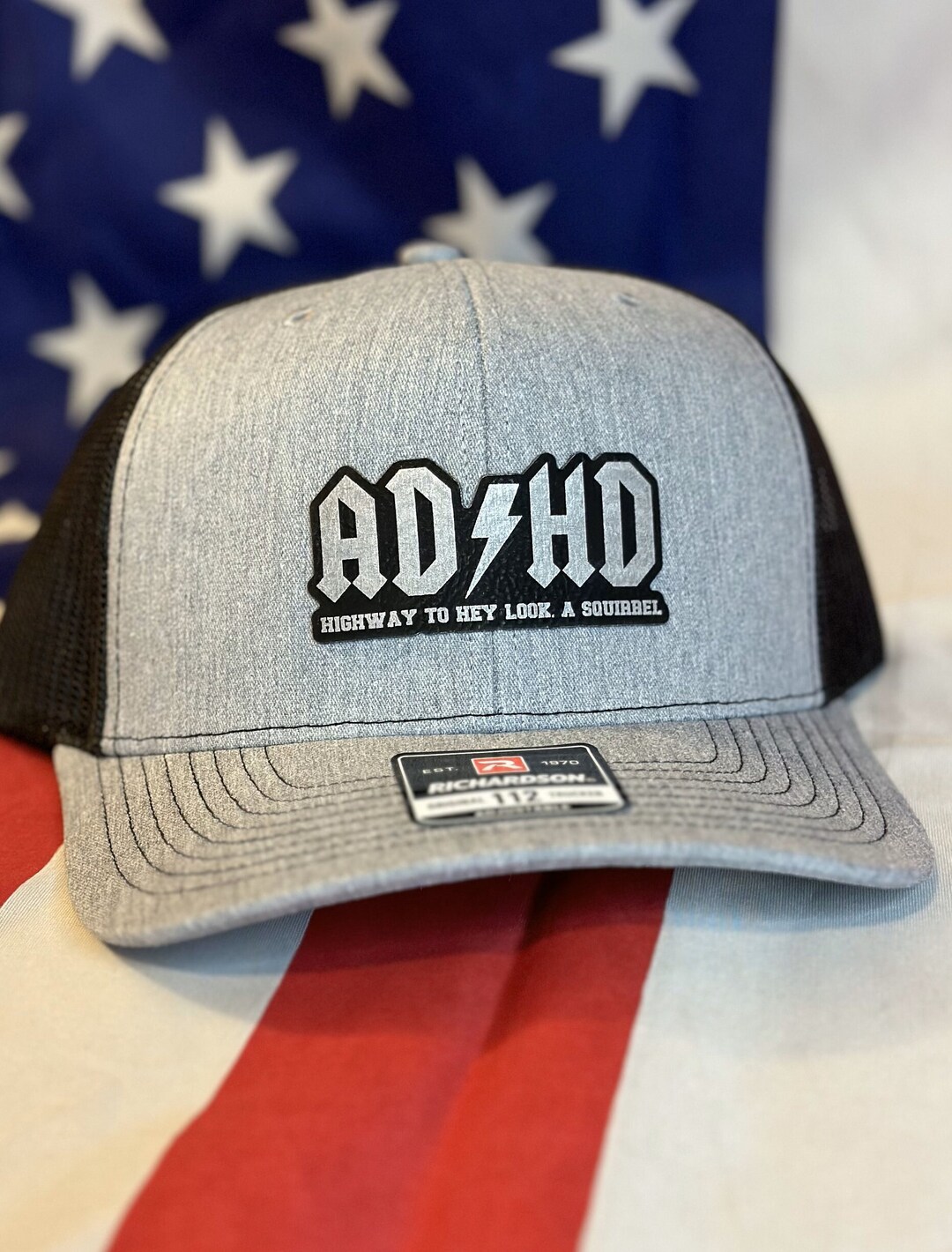 Upgrade Your Style With the ADHD "hey Look, a Squirrel" Hat. Premium ...