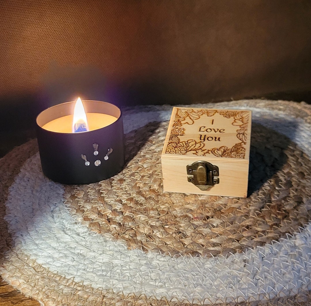 I Love You Wooden Treasure Chest Box - Etsy