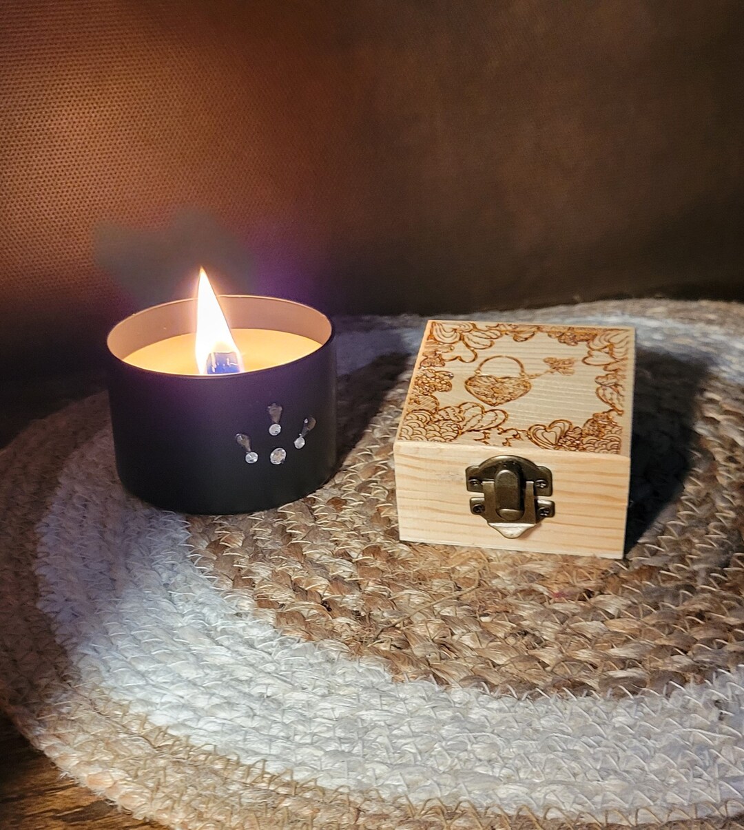 The Padlock of Love Treasure Chest Box - Etsy