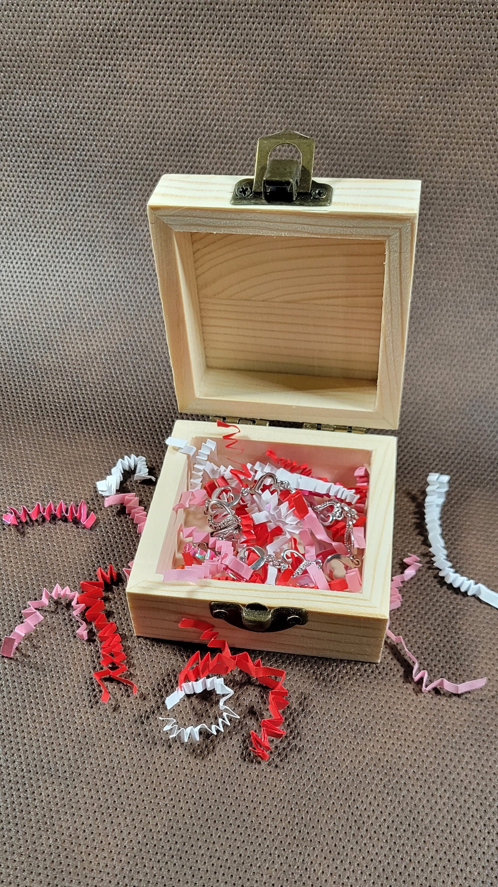 The Padlock of Love Treasure Chest Box - Etsy