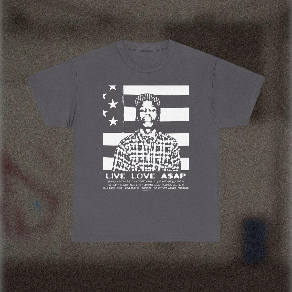 ASAP Rocky Live Love ASAP Graphic Tee - Etsy