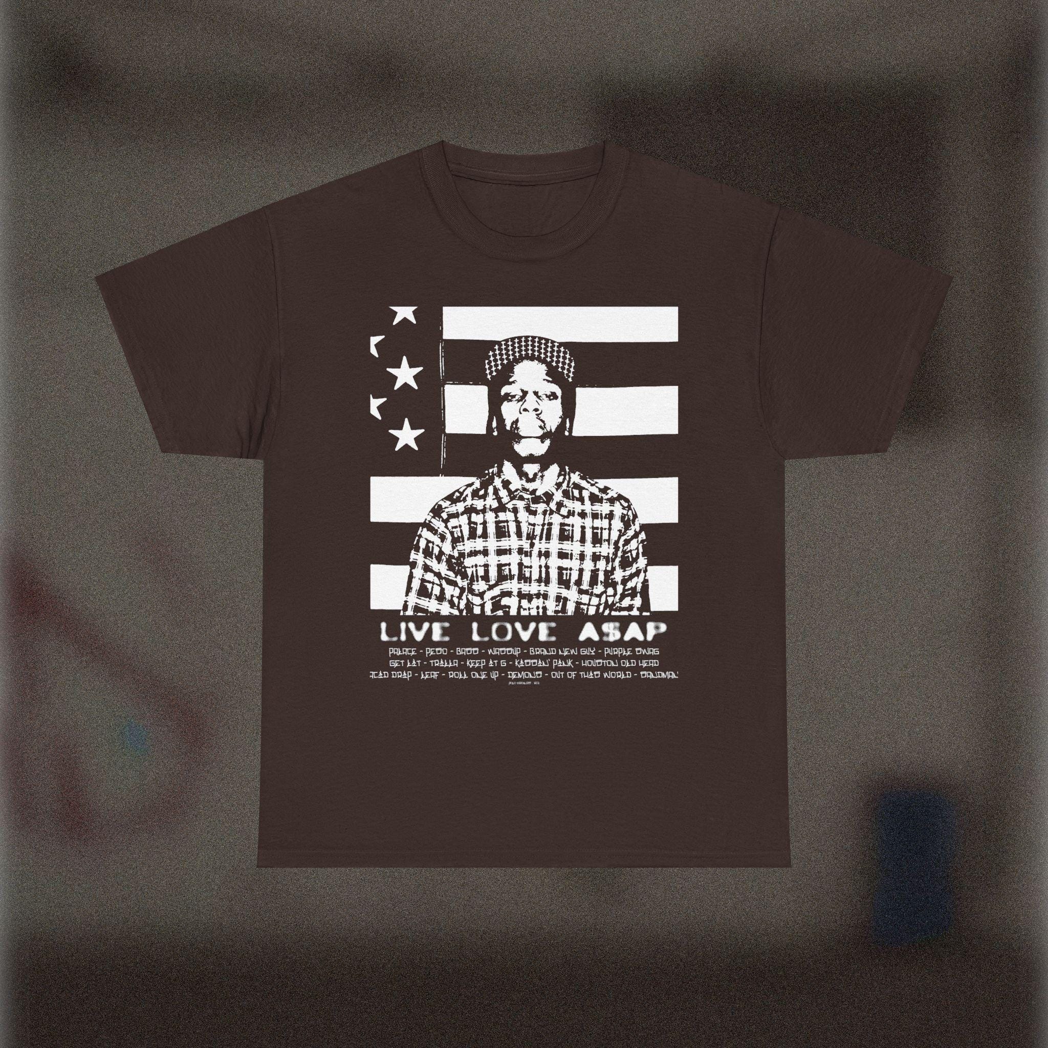 ASAP Rocky Live Love ASAP Graphic Tee - Etsy