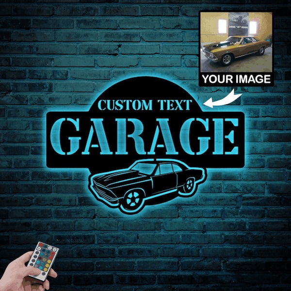 Muscle Car Garage Sign - Etsy