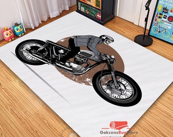 Motorcycle Gangs Rug - Etsy