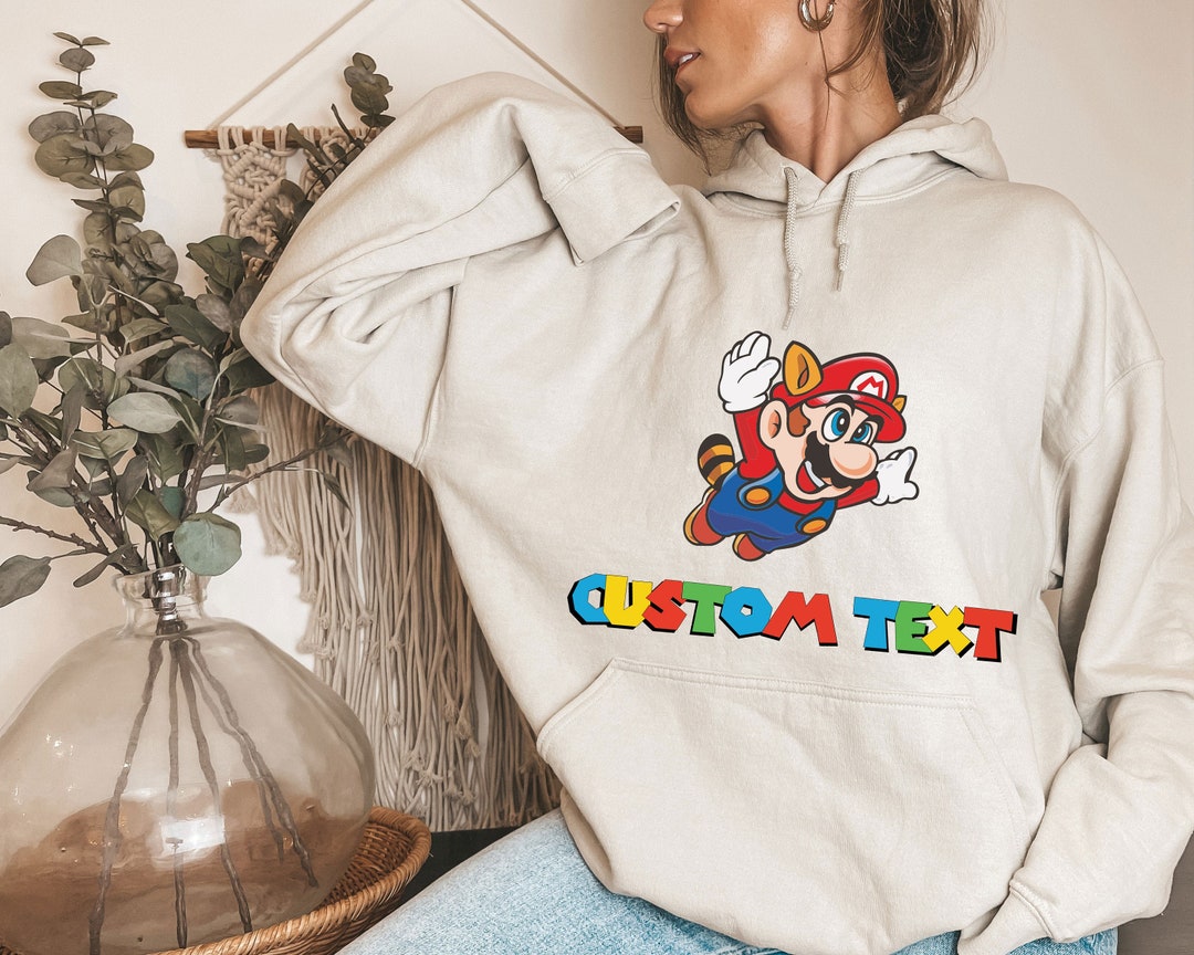Super Mario Nintento World Sweatshirt,super Mario Custom Hoodie,super ...