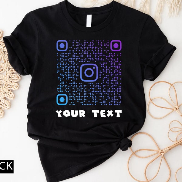 Qr Code Shirt - Etsy