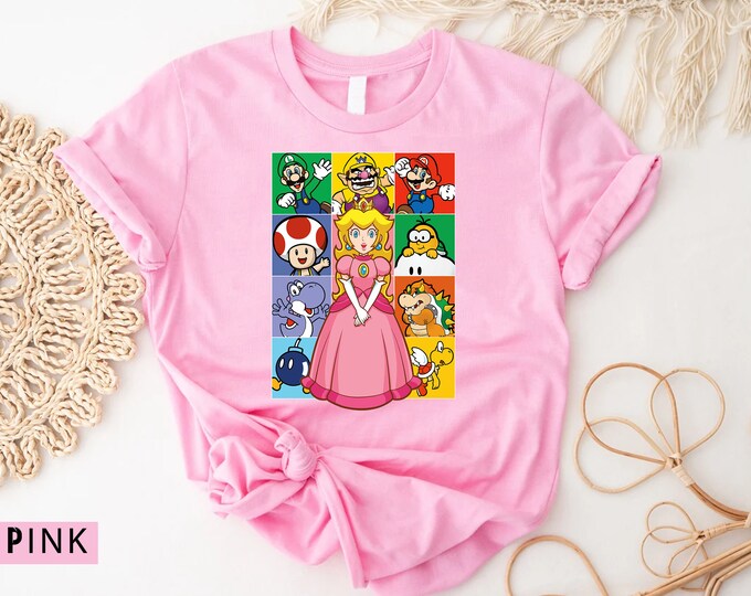 Princess Peach Star Shirt,princess Peach Shirt,princess Peach Dress ...