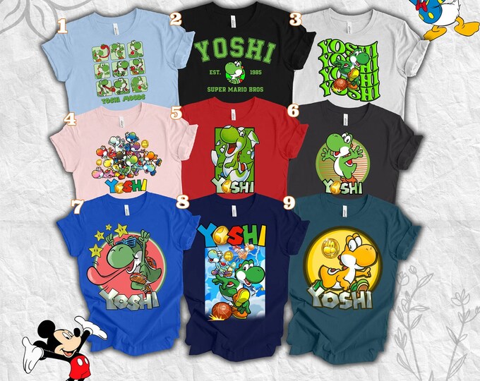 Super Mario Yoshi Shirt, Super Yoshi Shirt, Yoshi Shirt, Halloween ...