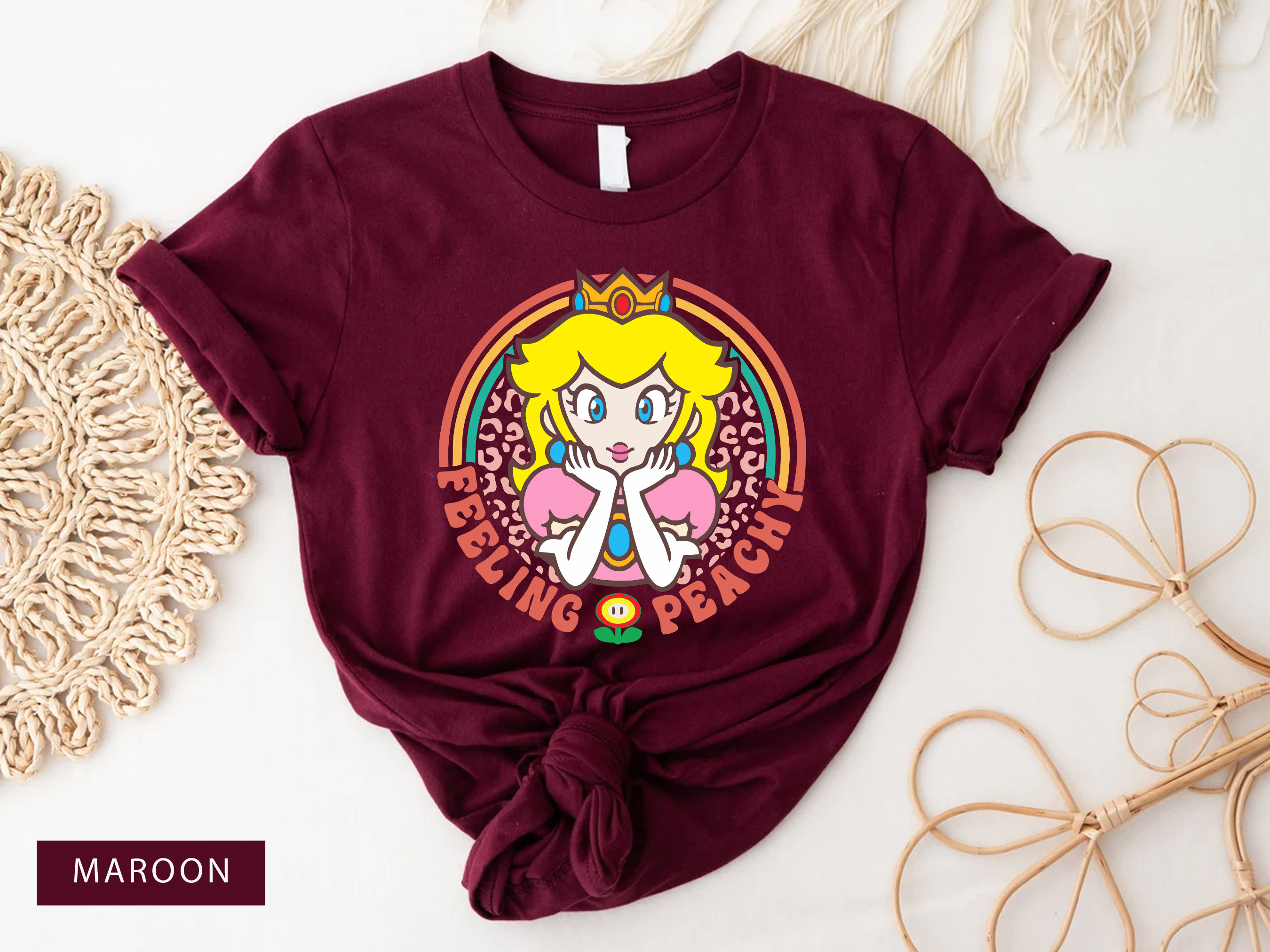 Retro Princess Peach Shirt,Princess Peach Feeling Peachy Shirt,Pink ...