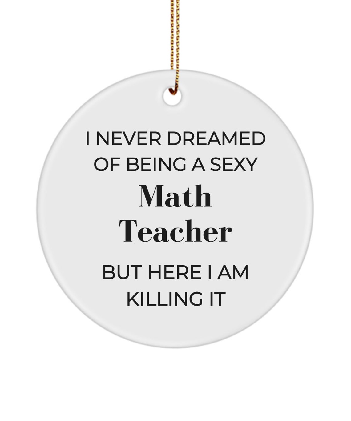 Math Teacher Gift, Ornament, Coworker Gifts, Coworker Goodbye Gift ...
