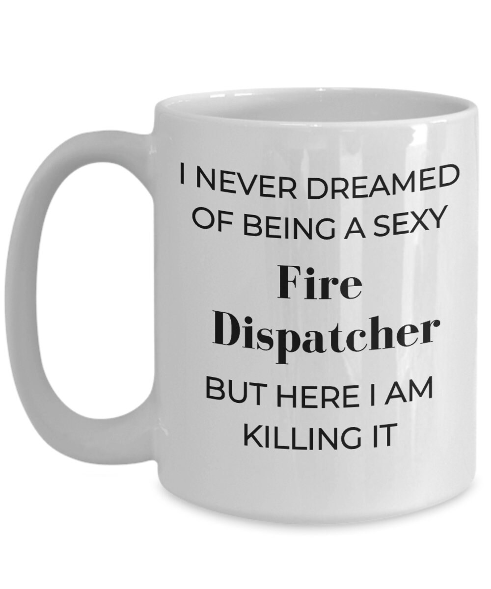 Fire Dispatcher Gift, Coffee Cup, Appreciation Gift, Coworker Goodbye ...