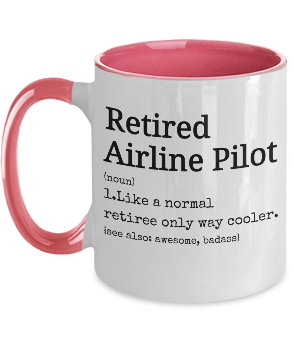 Airline Pilot Retirement Gift for Men Woman, Retirement Coworker Gift ...