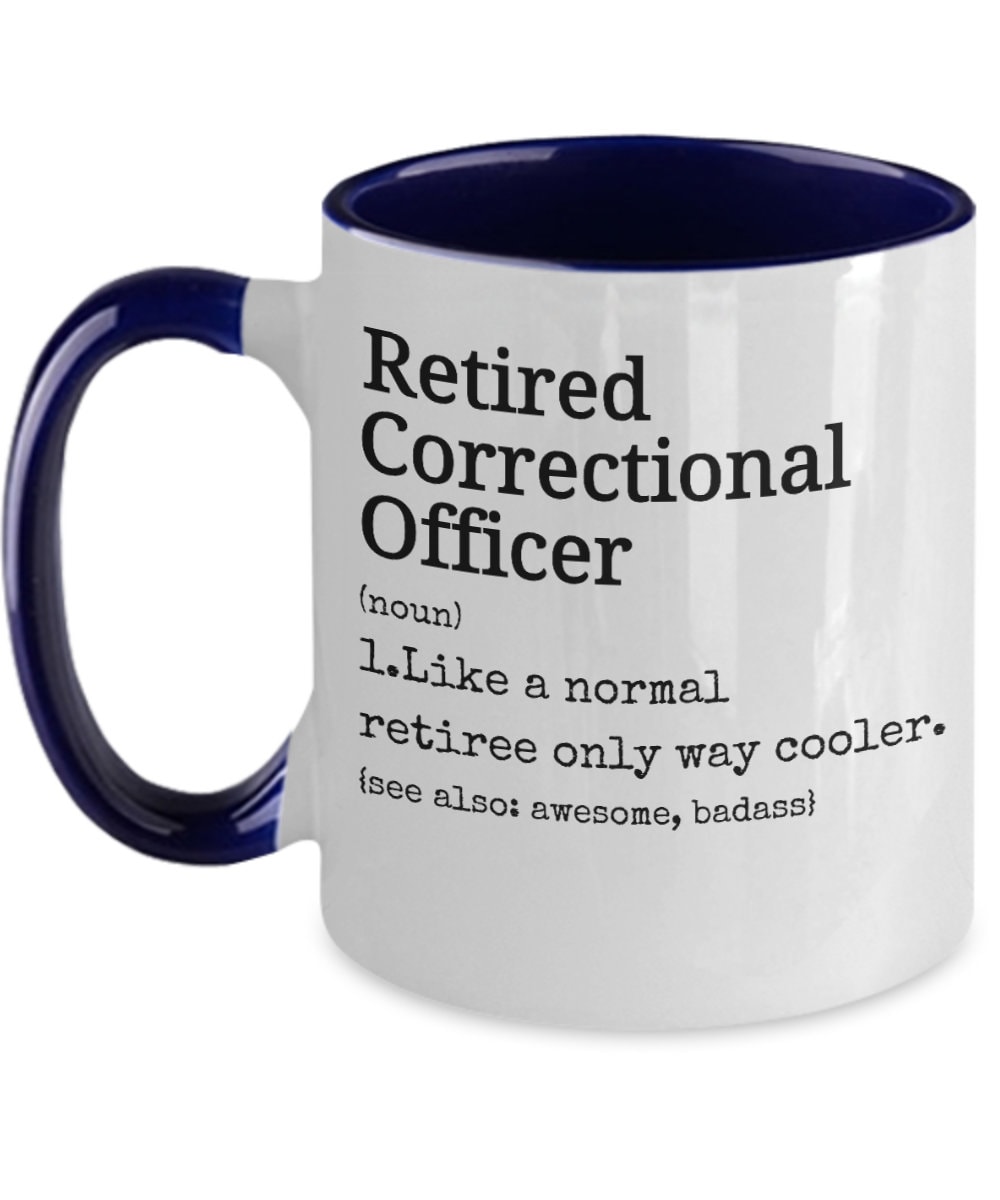 Correctional Officer Retirement Gift for Men Woman, Retirement Coworker ...