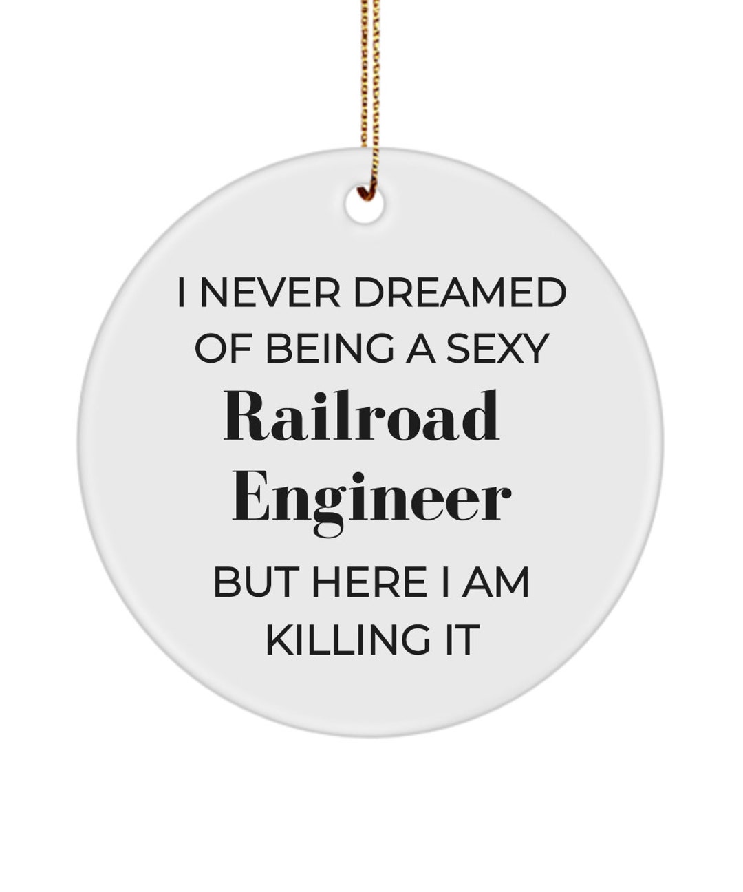 Railroad Engineer Gift, Ornament Gifts Appreciation Gift, Coworker ...