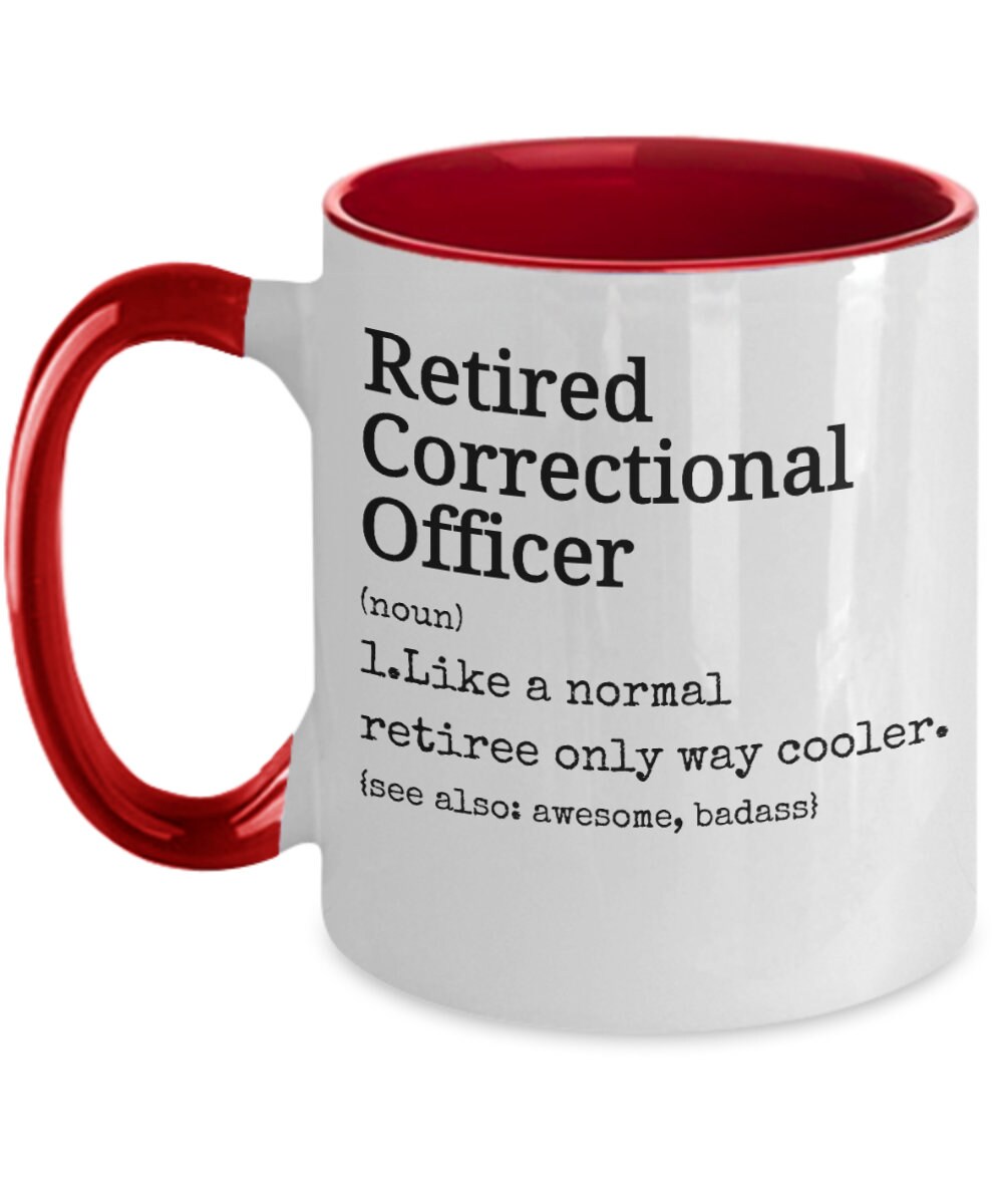 Correctional Officer Retirement Gift for Men Woman, Retirement Coworker ...