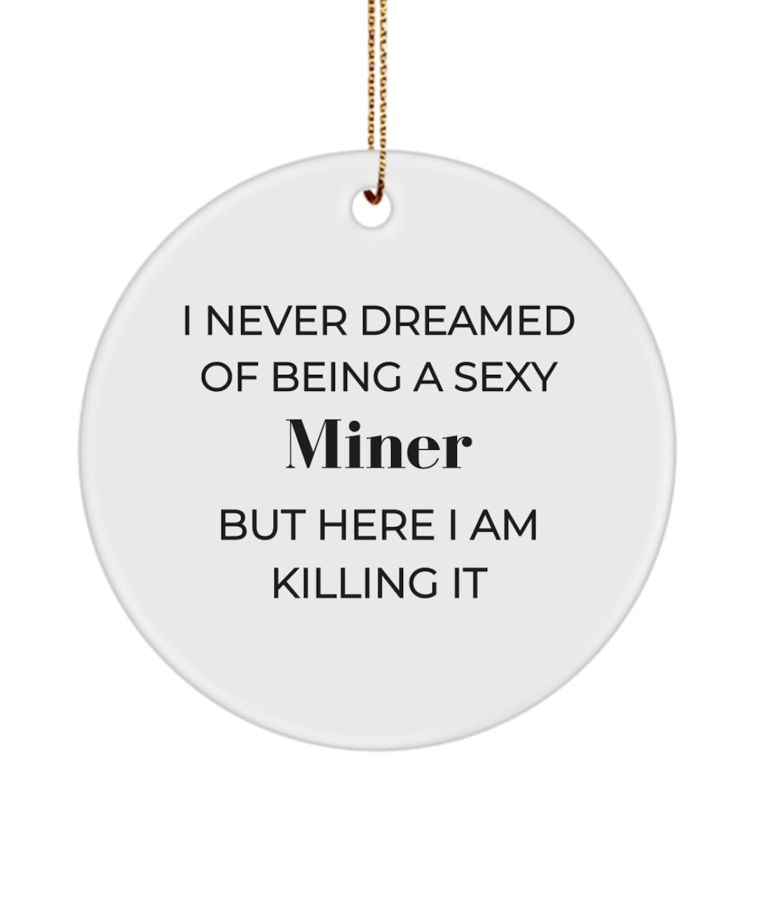 Miner Gift, Ornament Gifts Appreciation Gift, Coworker Goodbye Gift ...