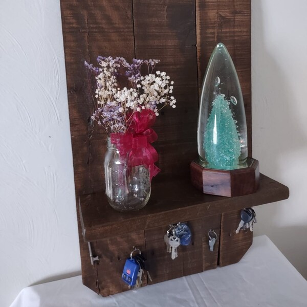 Pallet Wood Key Rack - Etsy