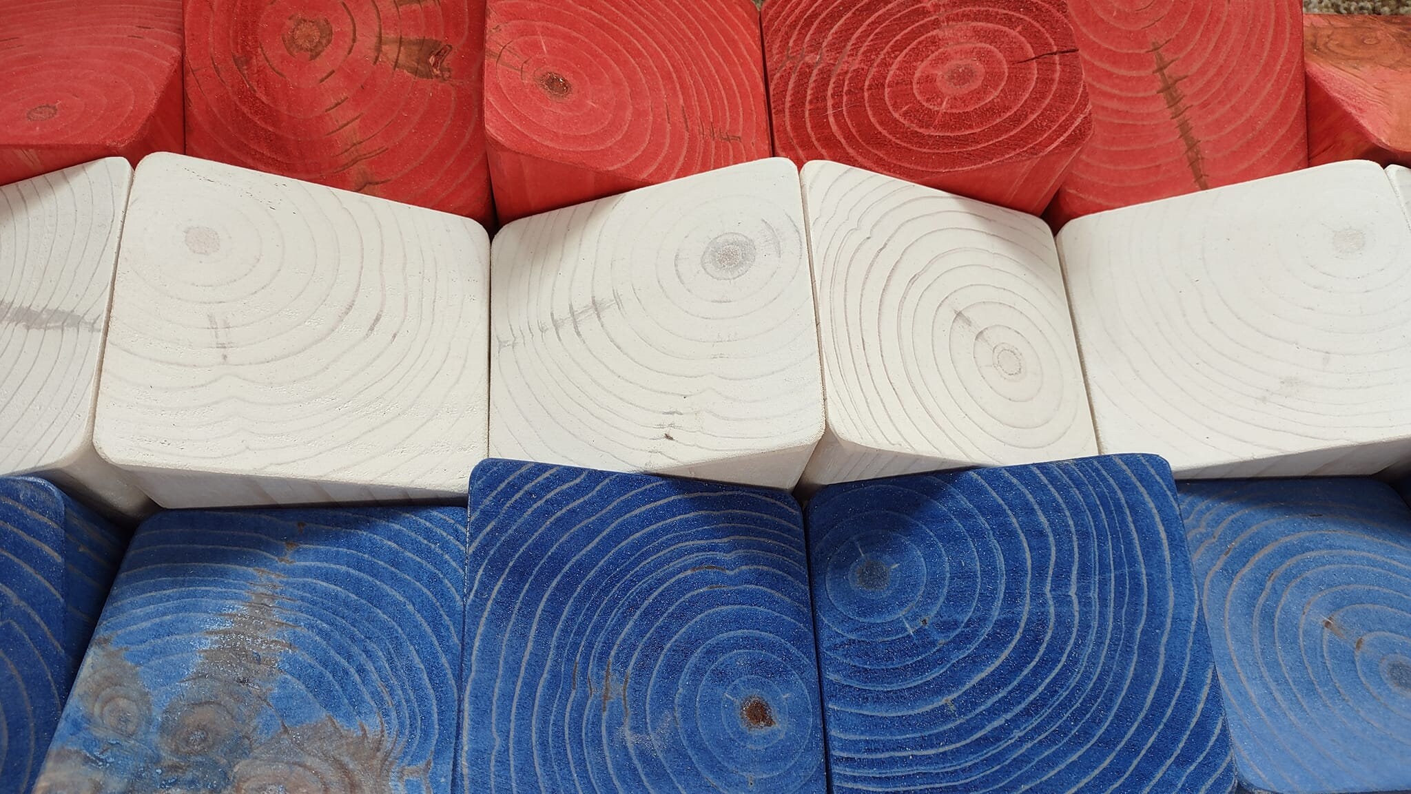 3D American Patriotic Solid Wood Wall Art, Mosaic Sculpture, Modern ...