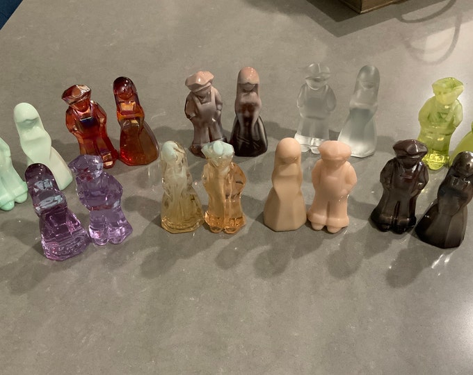 Jenny & Josh Doll Pairs Mosser Glass Figurines - Etsy