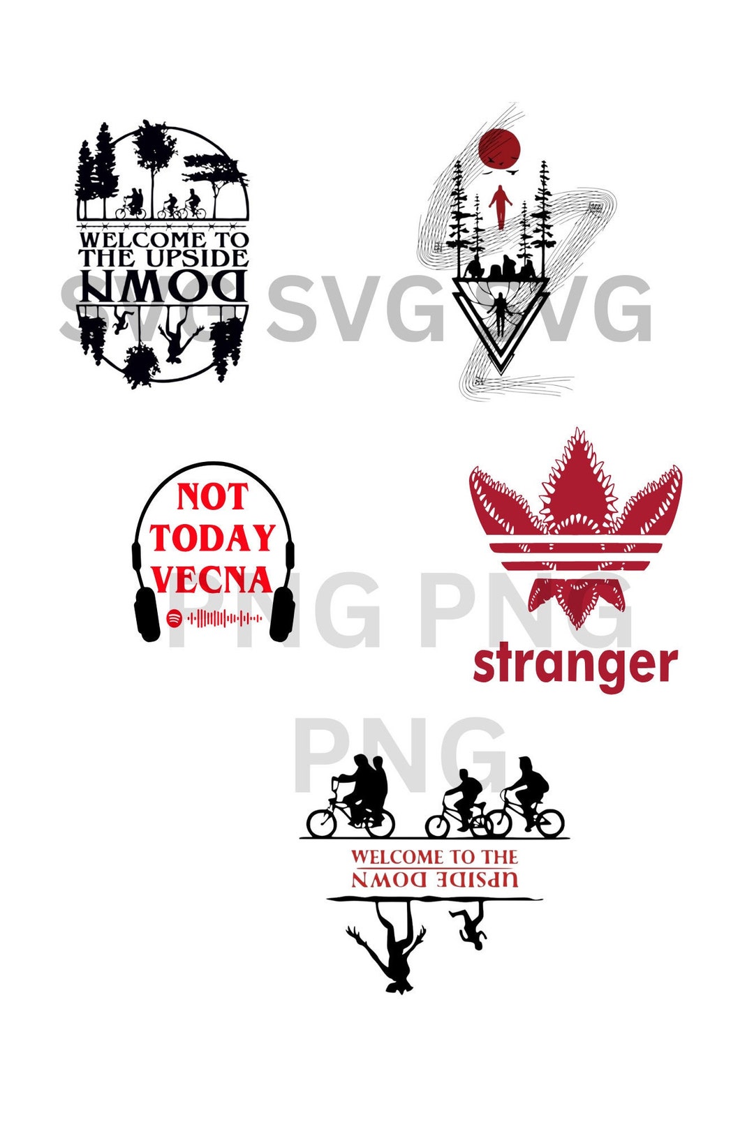 Stranger Things Svg Bundle, Cricut Svg, Png, Cut File for Cricut ...