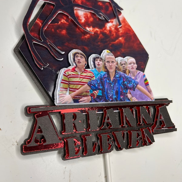 Stranger Cake Topper - Etsy