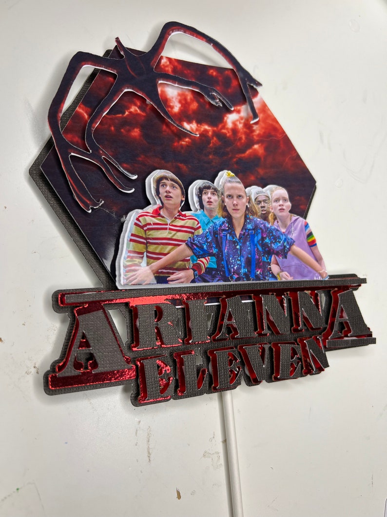 Stranger Things Cake Topper - Etsy