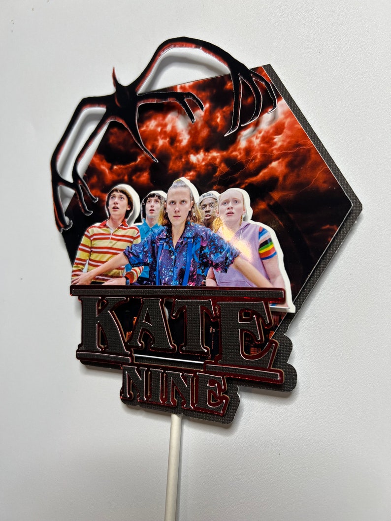 Stranger Things Cake Topper - Etsy