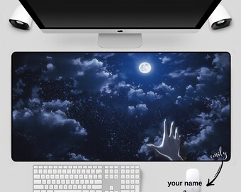 Personalized Mouse Pad, Watercolor Mouse Pad, Monogram Mouse Pad ...