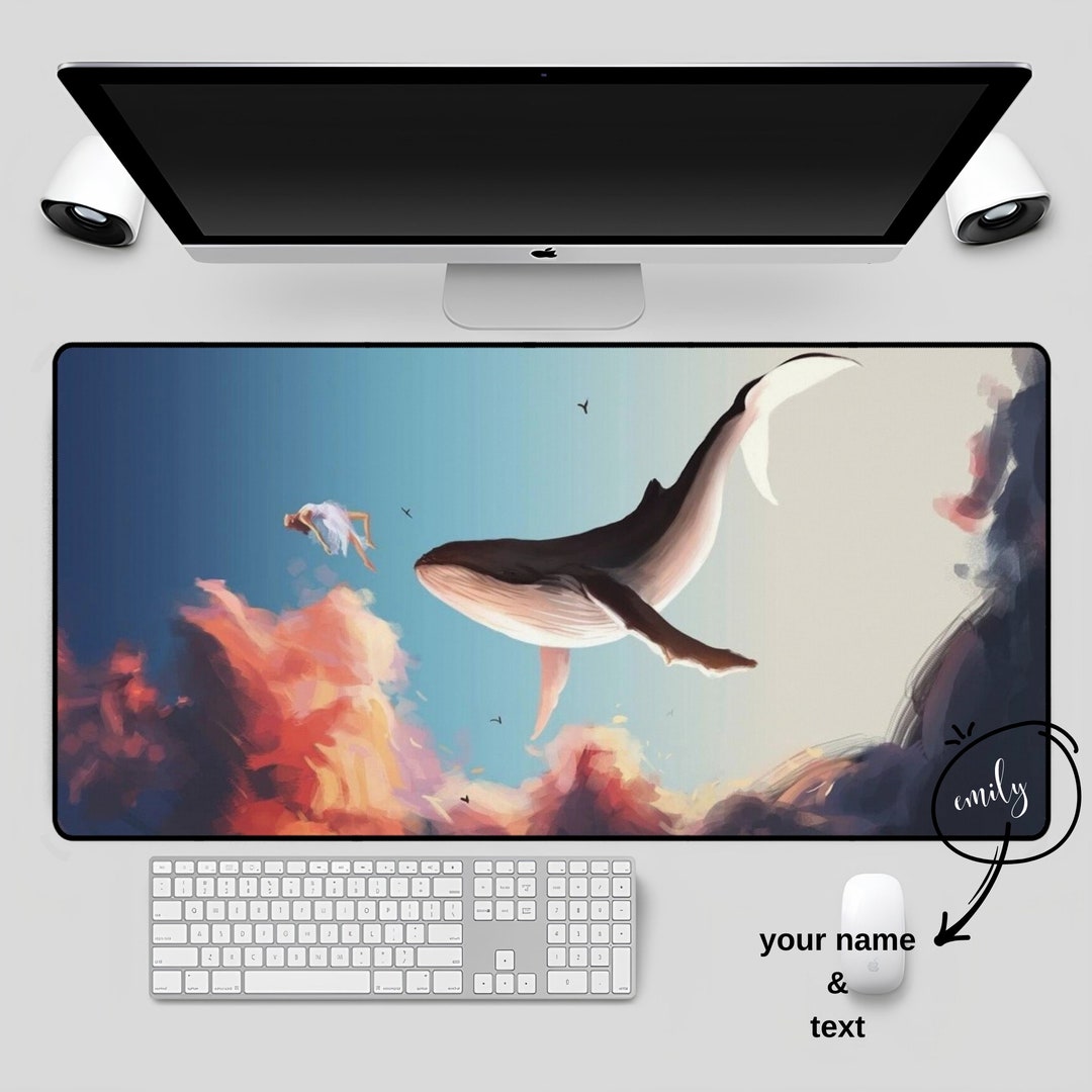 Personalized Mouse Pad Whale Mouse Pad Nature Mouse Pad - Etsy