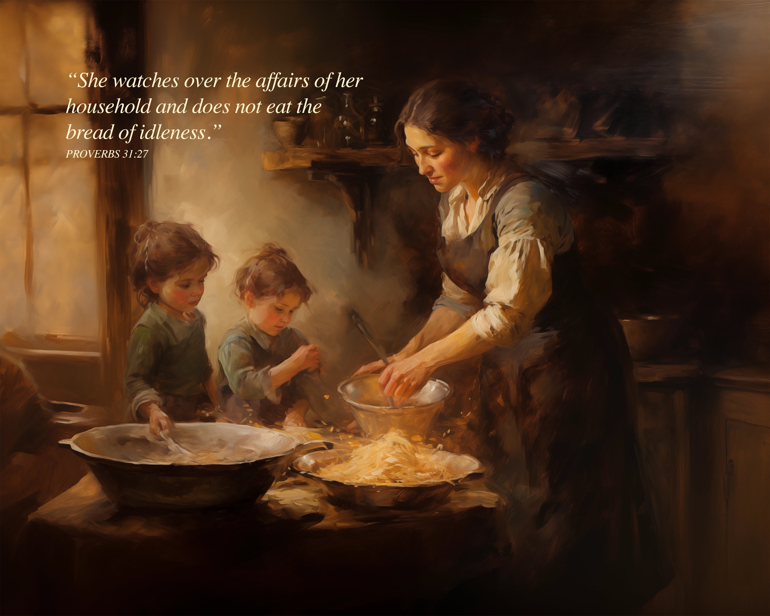 Proverbs 31 - DIGITAL PRINT | Christian Wall Art, Biblical Home Decor ...