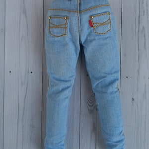 Curvy Barbie Jeans, Ripped Jeans for Barbie Curvy, Realistic Clothes ...