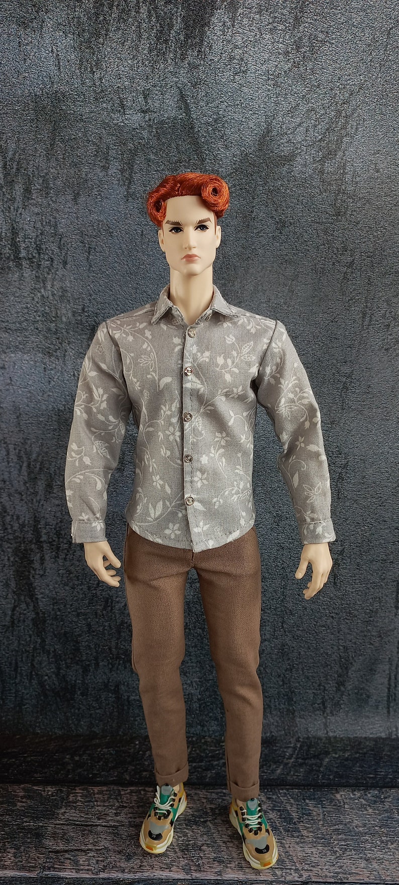 Adonis Doll Shirt Long Sleeve, Adonis Realistic Clothes, Classic Shirt ...