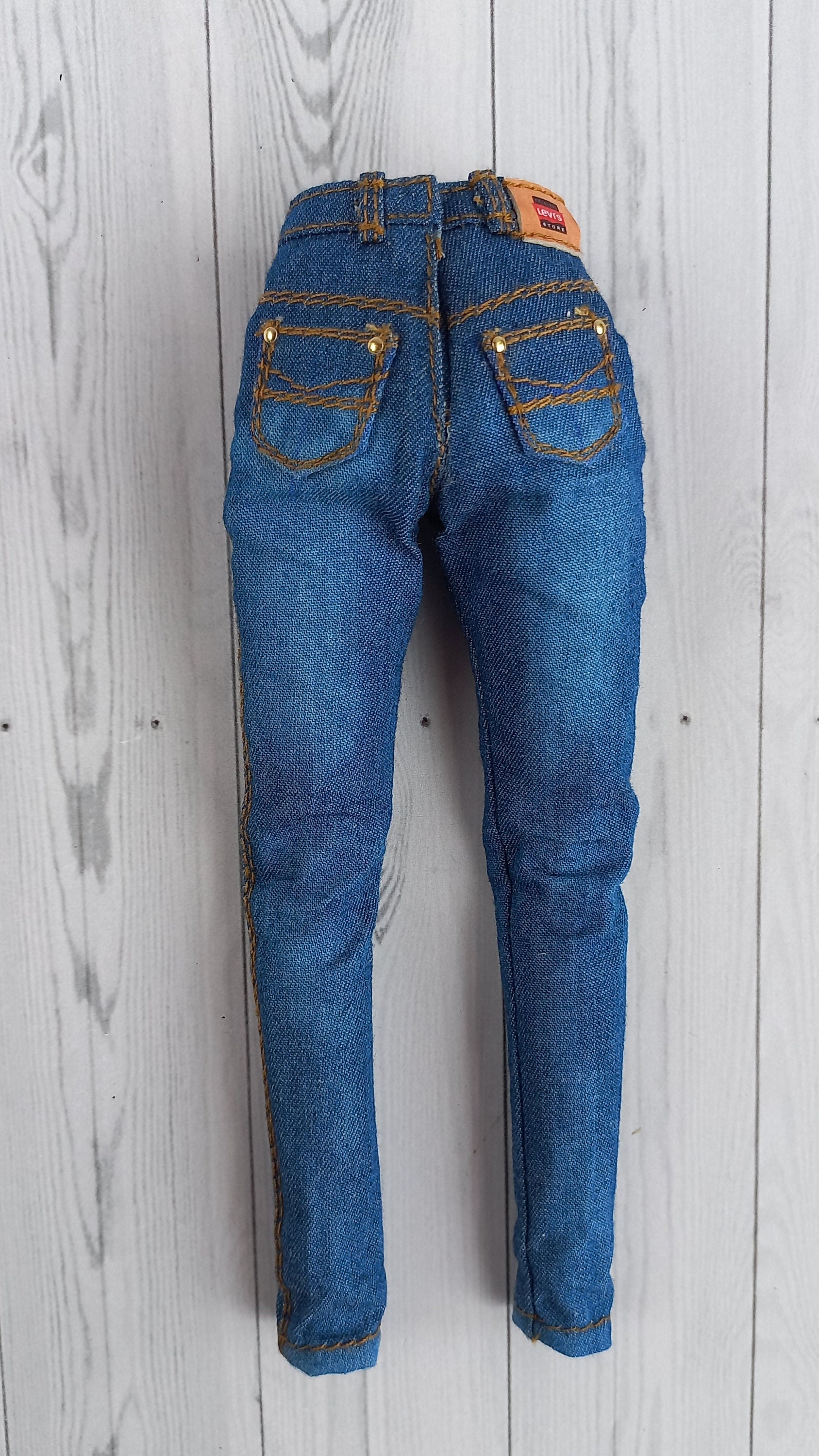 Realistic Jeans for Barbie Doll, Denim Clothes for Barbie Doll, Fashion ...