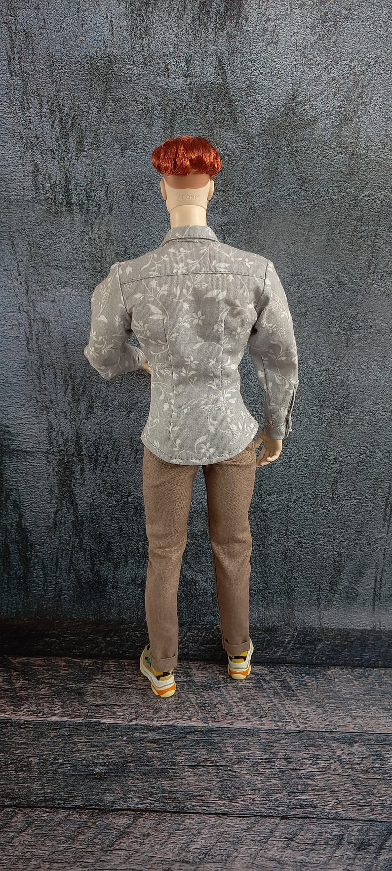 Adonis Doll Shirt Long Sleeve, Adonis Realistic Clothes, Classic Shirt ...