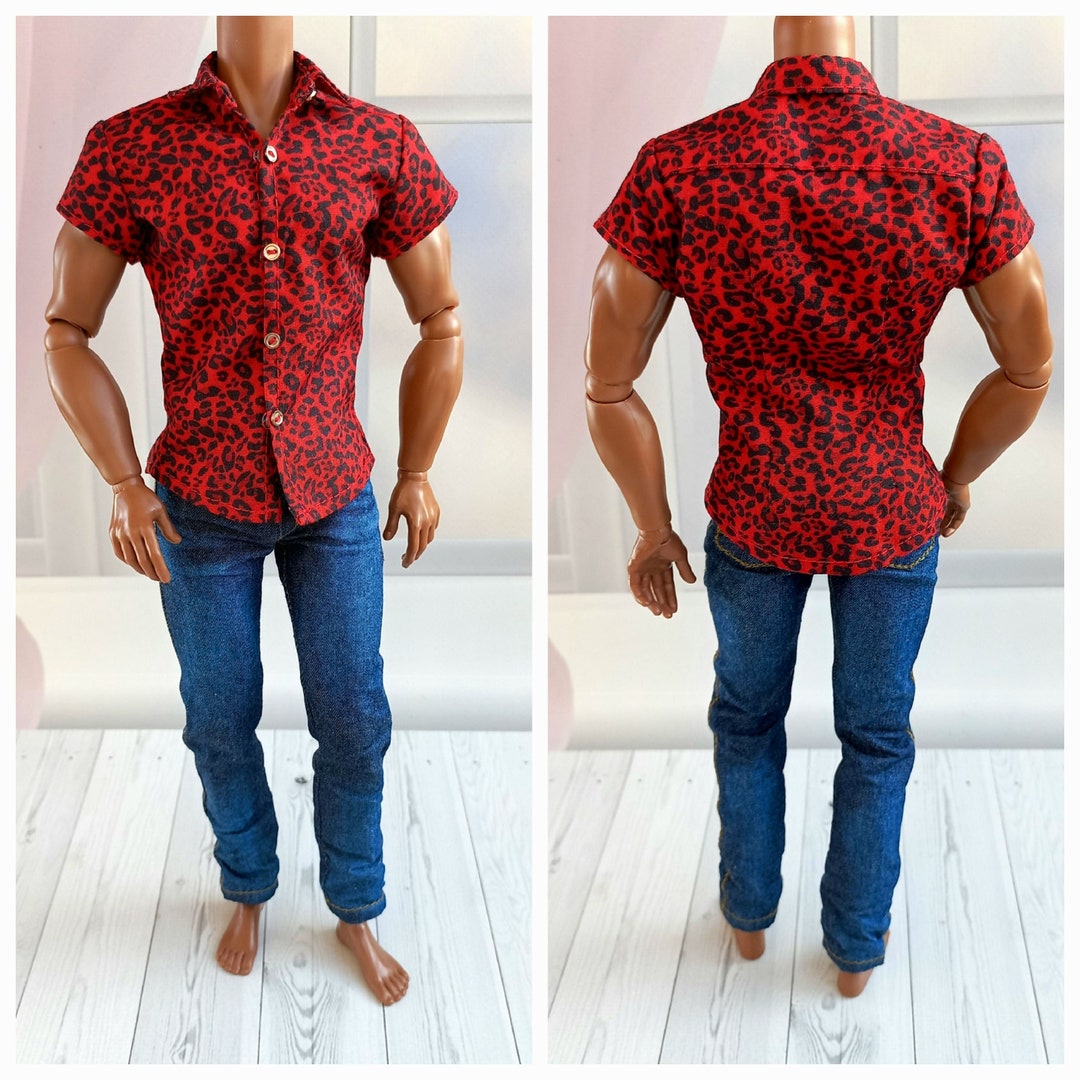 Realistic Clothes for Adonis Doll, Leopard Shirt Fir Adonis Body ...